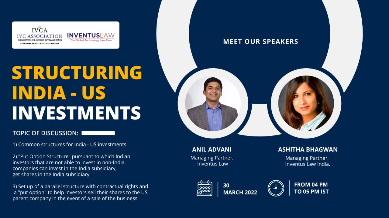 Indian Venture and Alternate Capital Association - IVCA- Inventus Law ...